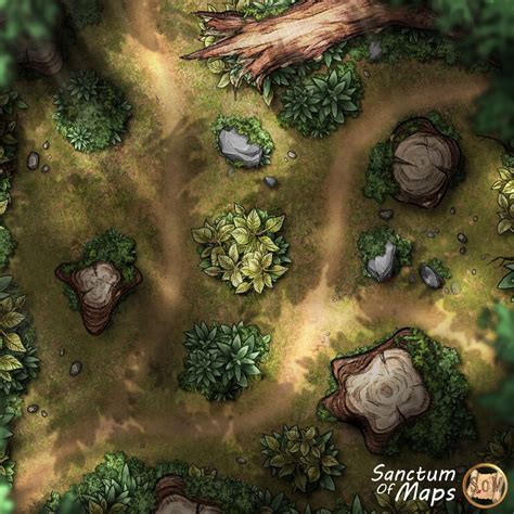 Giant Forest Battle Map Dnd Battle Map Dandd Battlemap Dungeons And