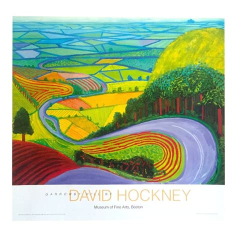 David Hockney Vintage Offset Lithograph Print Pop Art Museum Poster