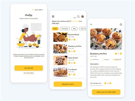 Bakery App Mobile Ui Design By Design Phoenix On Dribbble