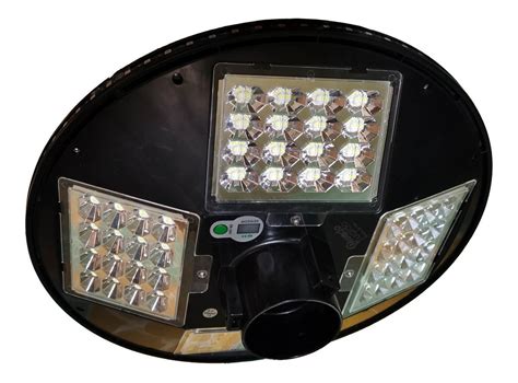 15 Pz Lampara Solar Led 200w Para Poste 360grados Tipo Ovni Envío Gratis