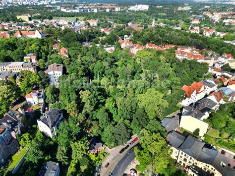 Luftbild Halle Saale Parkanlage Reichardts Garten In Halle Saale