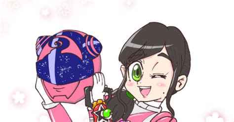 Uchu Sentai Kyuranger Chameleon Green Hammie Kyuranger カメレオンピンク