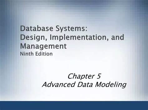Ppt Database Systems Design Implementation And Management Ninth Edition Powerpoint
