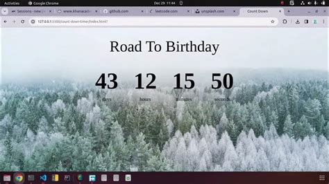 A Single Page Javascript Count Down Timer Youtube