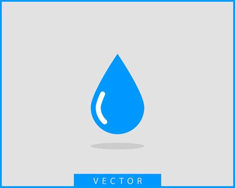 Drop Water Icon Vector Isolated Design Element 12875191 Vector Art At Vecteezy