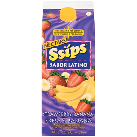 Ssips Nectars Juice Drink Strawberry Banana Juice And Drinks Foodtown
