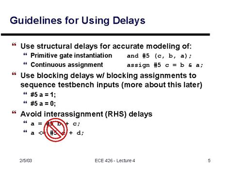 ECE VLSI System Design Lecture Advanced