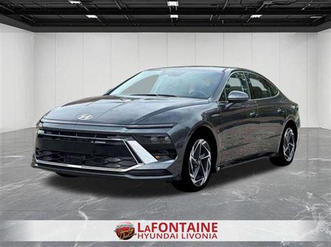 New Portofino Gray 2026 Hyundai Sonata Sel Sport For Sale In Dearborn
