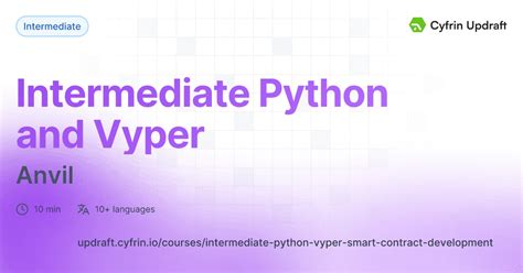 Video Boa Favs Anvil Intermediate Python And Vyper