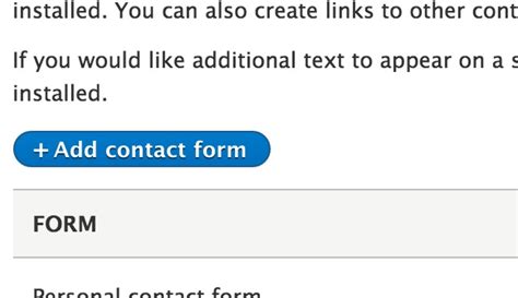 Build A Blog In Drupal 8 Custom Contact Forms Webwash
