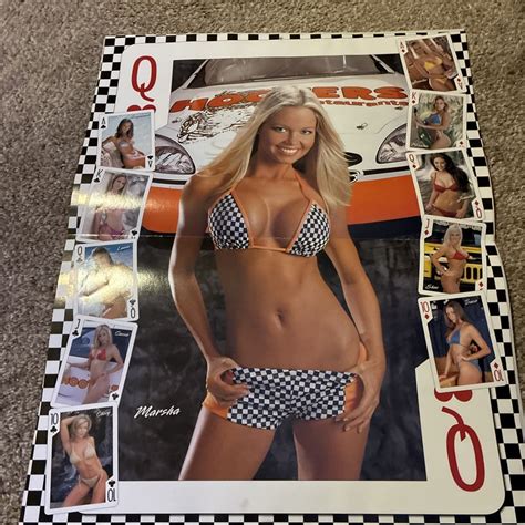 2003 Hooters Swimsuit Calendar Sexy Waitresses Swimwear Bikini Ebay