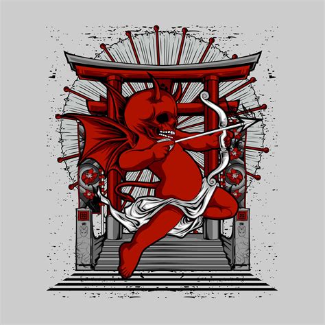Devil Cupid Illustration 40329648 Vector Art At Vecteezy