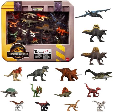 15 Pack Mini Dinosaur Figures Inspired By Jurassic World Rebirth