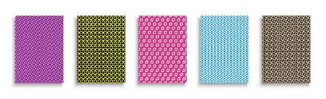 추상 기하학적 색상 표지 템플릿 플래 카드 브로셔 배너 배경 등의 세트 창조적 인 장식 포스터 카드 카탈로그 모자이크 매끄러운 질감 현대 섬유 프린트 0명에 대한 스톡 벡터