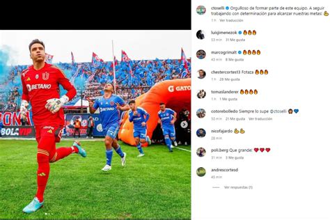 Feliz En La U Cristopher Toselli Saca A La Luz Su Orgullo Por Formar Parte De Universidad Chile