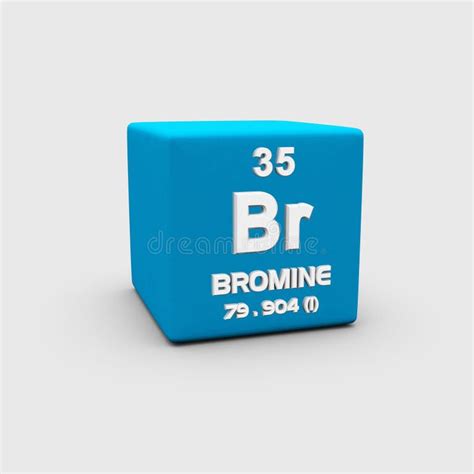 Atomic Number Bromine Stock Illustration Illustration Of Number 55455346