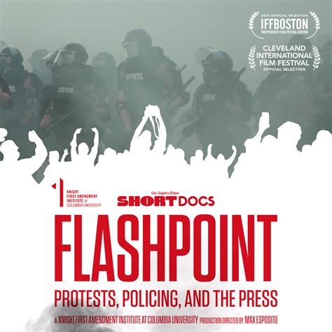 Institutes “flashpoint” Featured On La Times Short Docs Knight