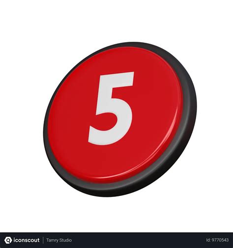 Free Number 05 3d Icon Free Download Sign And Symbols 3d Icons Iconscout