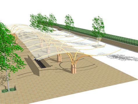 Tension Film Sketchup Model Collection