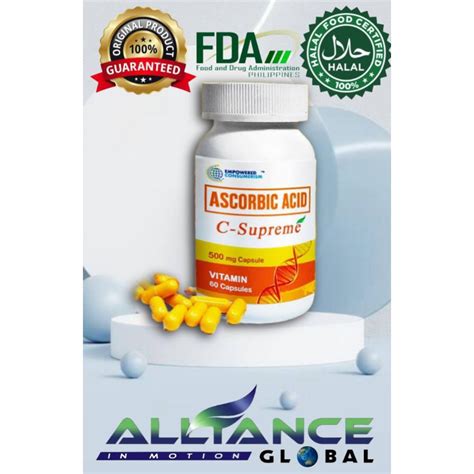 C Supreme Ascorbic Acid 60 Capsules Shopee Philippines