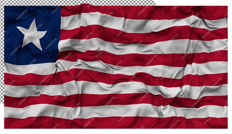 Premium Psd Liberia Flag Waving Cloth Bump Texture Background 3d Rendering