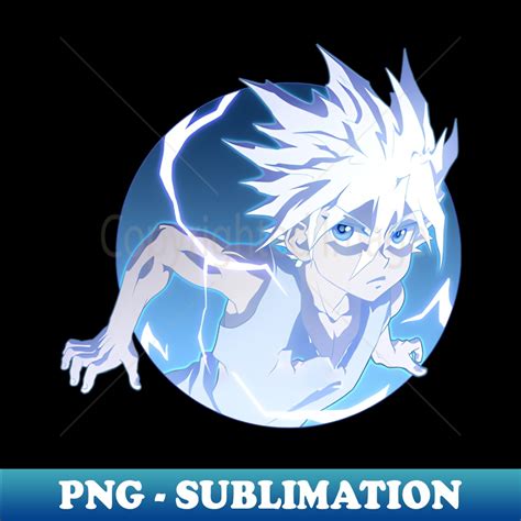 Killua Thunder Strike Creative Sublimation Png Download Inspire Uplift