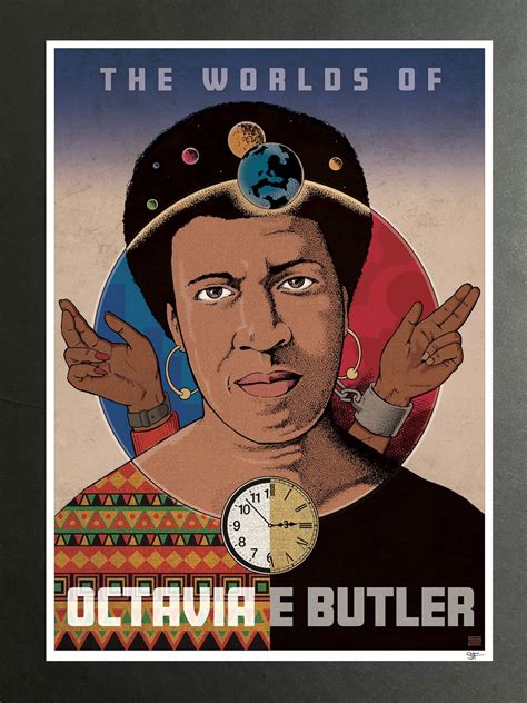 Octavia Butler Poster Scifi Art Print Wall Hanging Etsy