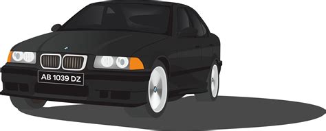 Bmw E36 Vector Design Bmw Art Bmw E36 Vector Design