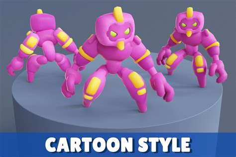 Robot Characters Parallax