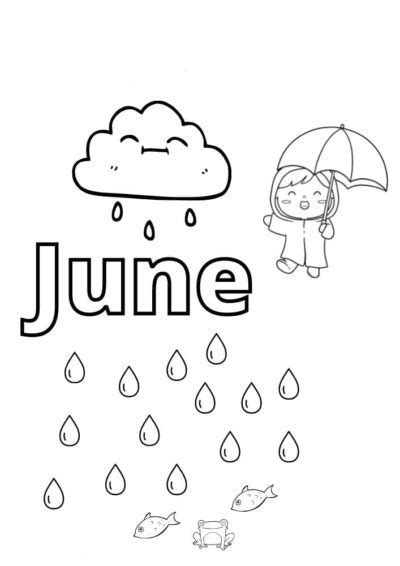 Dibujos De Junio Para Colorear E Imprimir Coloringlib