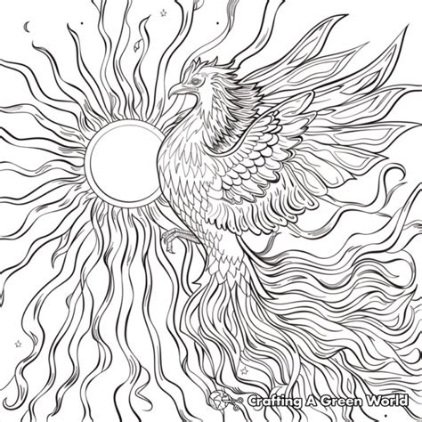 Phoenix Coloring Pages Free And Printable