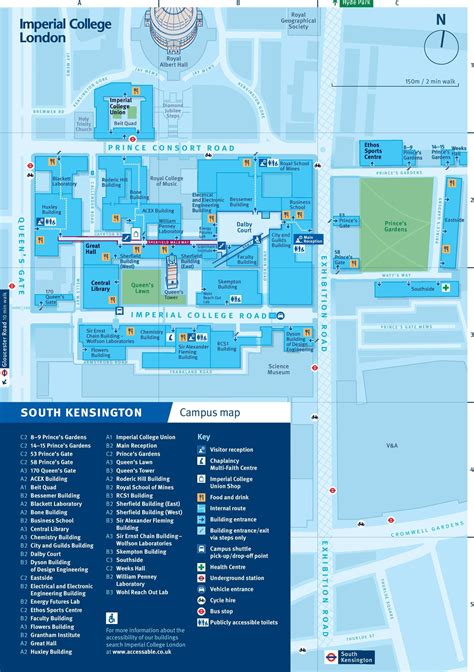 South Kensington Campus South Kensington Imperial College Map Tmhr