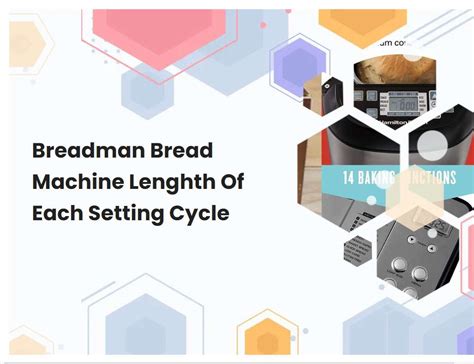 Breadman Bread Machine Lenghth Of Each Setting Cycle
