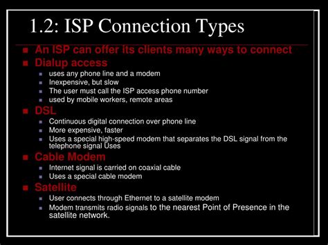 What Are The Different Types Of Isp Connections At Mark Dunning Blog