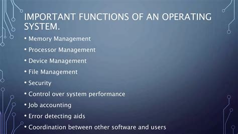 Operating System Concepts Pptx Operating Systems Computer Software And Applications