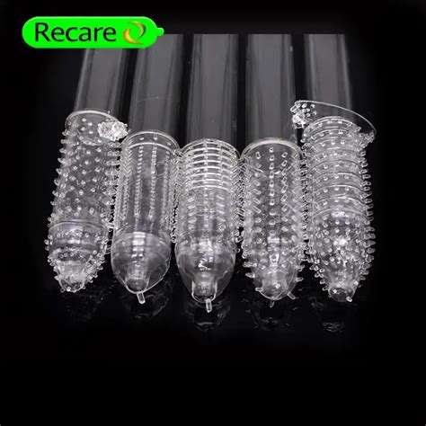 Penis Enlargement With Extensions Crystal Condom For Male