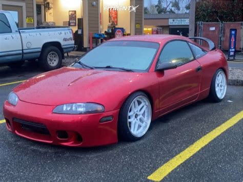 1998 Mitsubishi Eclipse Rs With 18x95 Esr Cs15 And Atlas 215x40 On