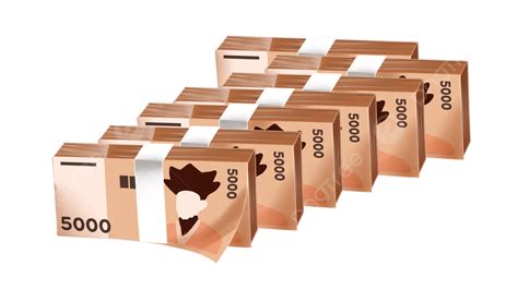Korean Won Rose Gold Stack Banknotes Korean Currency Bank Note