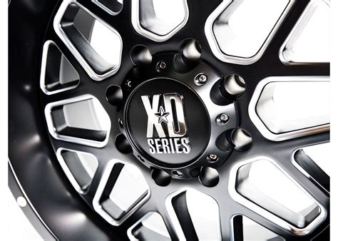 Xd Series Milled Matte Black Xd820 Grenade Wheels Realtruck