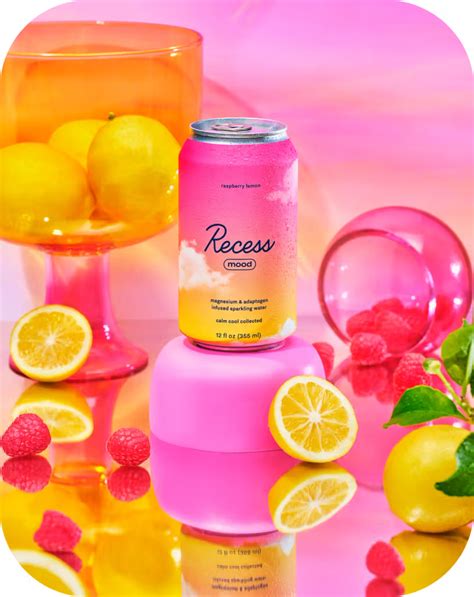 Recess Mood Raspberry Lemon 4 Pack Orangily