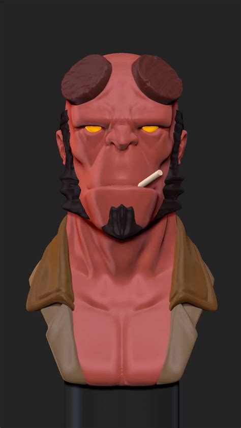 Its Hellboy Stl Link In Comments Rprintedminis