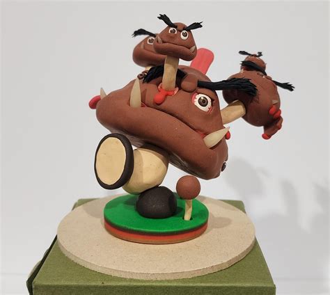 Goomba Monstrosity Polymer Clay Sculpture Etsy