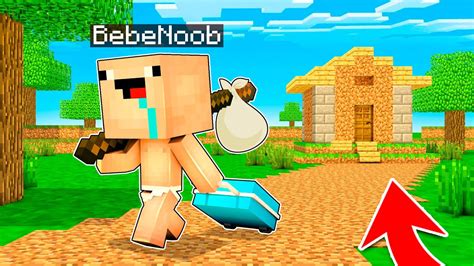 ¡bebe Noob Se Va De Su Casa 💔 😭 Pero Contruye Una Nueva Casa En