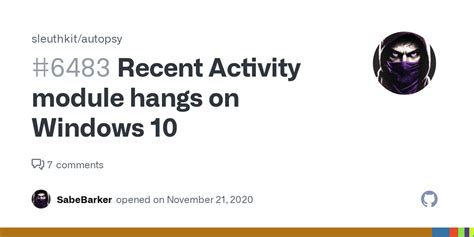 Recent Activity Module Hangs On Windows Issue Sleuthkit Autopsy GitHub