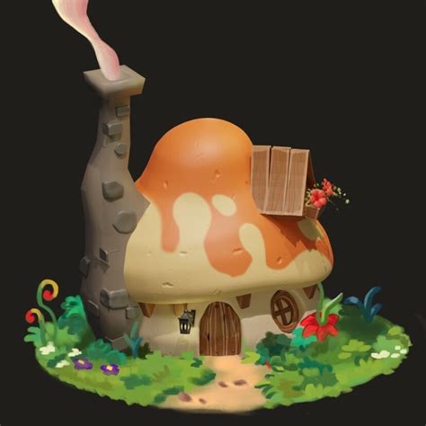 Artstation Smurfs House