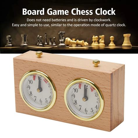 Easy Operate Tournament Chess Clock Compact Analog Grandado