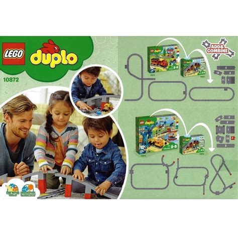LEGO Duplo 10872 - Eisenbahnbrücke und Schienen - DECOTOYS