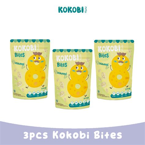 Jual Kokobi Bites Seaweed Bundling 3pcs Shopee Indonesia