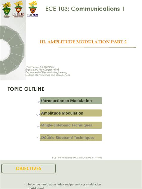Chapter 3 Amplitude Modulation Part 2 Lecture Pdf Modulation Wireless