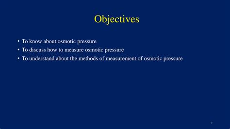 solution physical chemistry osmotic pressure and its measurement